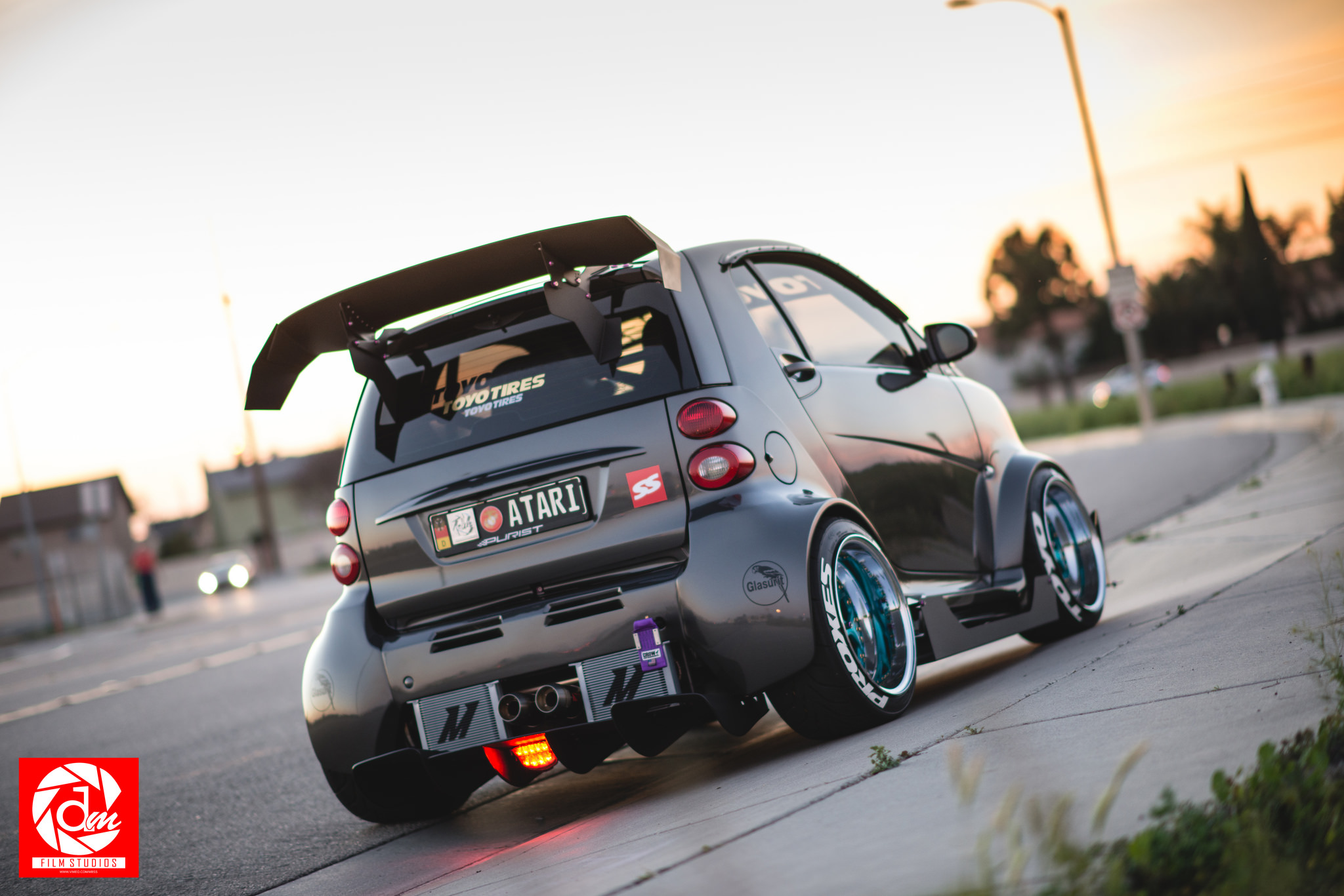 Stanced Smart Car